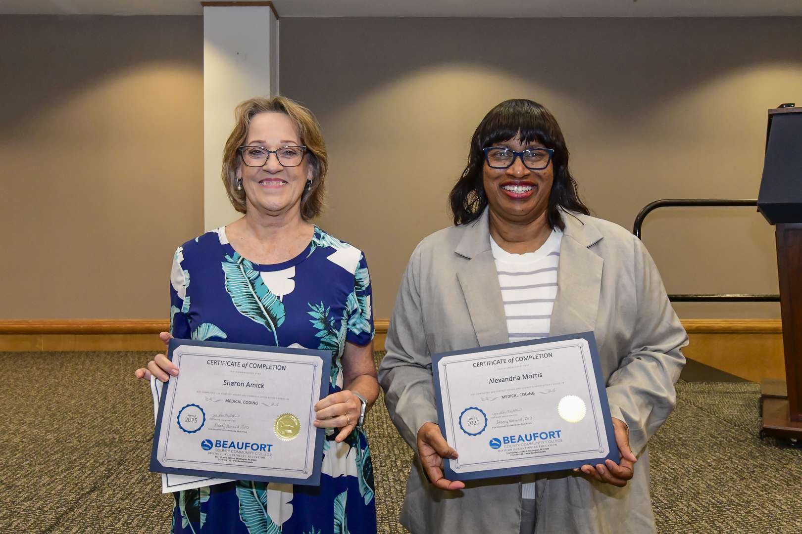 68 Certifications Awarded to Healthcare Tech Students - Beaufort County ...