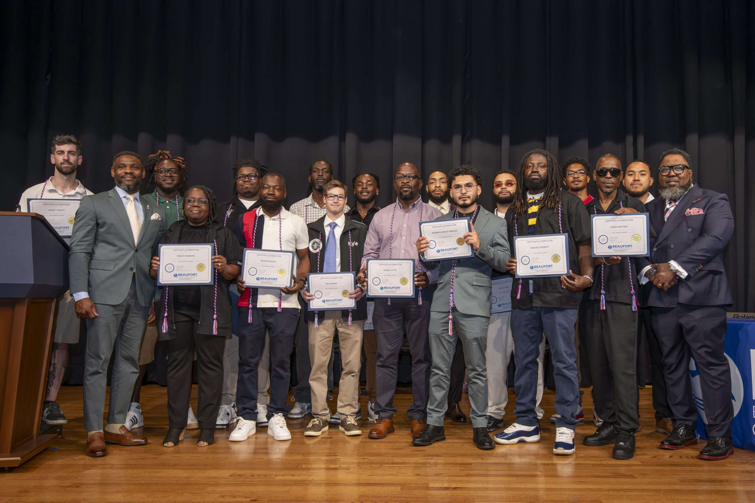 Beaufort CCC Honors 18 Graduates at Second Barber Academy Ceremony ...